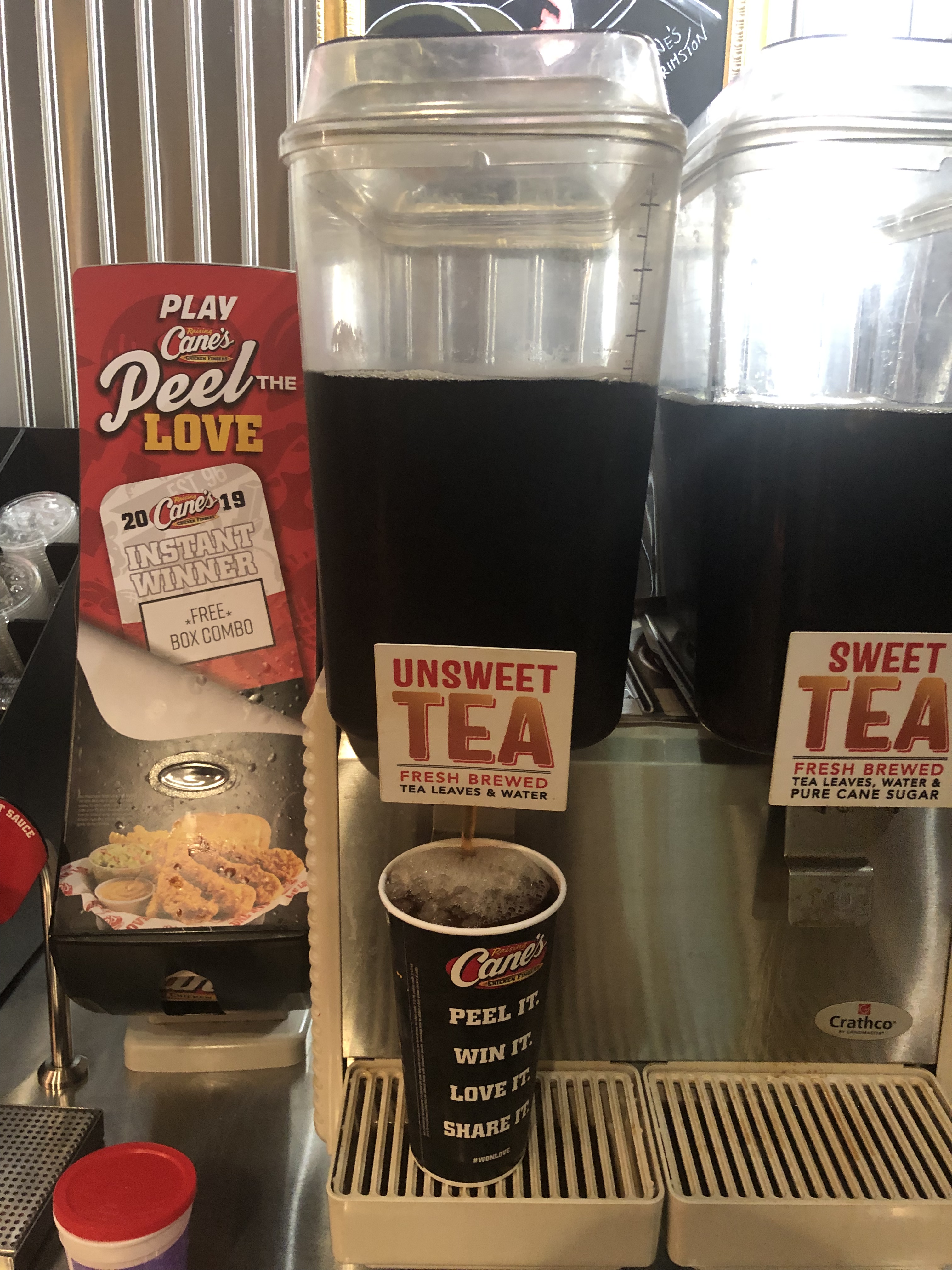 Raising Cane’s – Raising the bar on iced tea – Iced Tea Lover